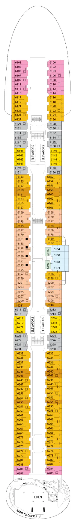 Celebrity Edge deck plans - Cruiseline.com