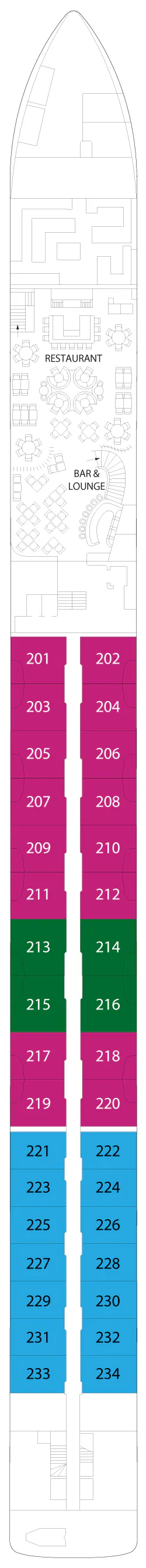 Celebrity Compass (River) Deck Plans - Layout & Maps of the Celebrity ...