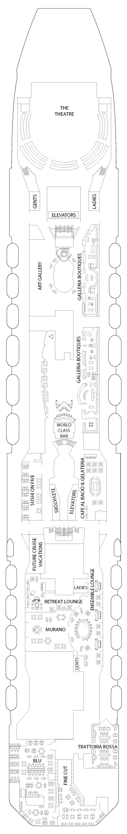 Celebrity Solstice Deck Plans - Layout & Maps of the Celebrity Solstice