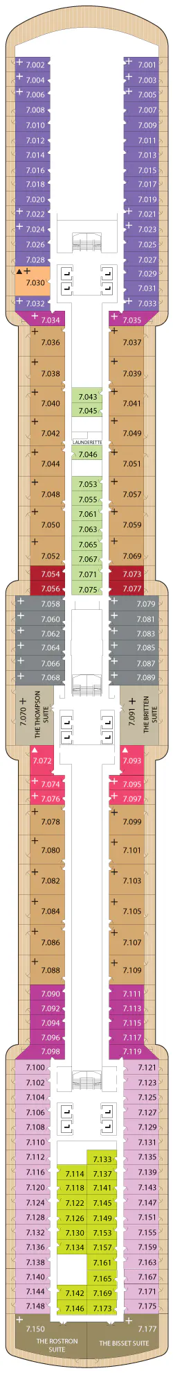 Queen Elizabeth Deck Plans - Layout & Maps of the Queen Elizabeth