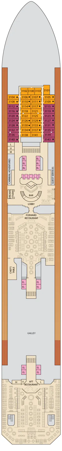 Carnival Radiance deck plans - Cruiseline.com