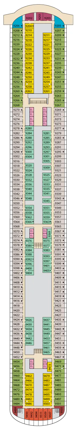 Carnival Firenze deck plans - Cruiseline.com