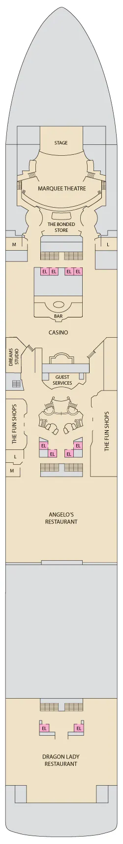 Carnival Encounter Deck Plans - Layout & Maps of the Carnival Encounter
