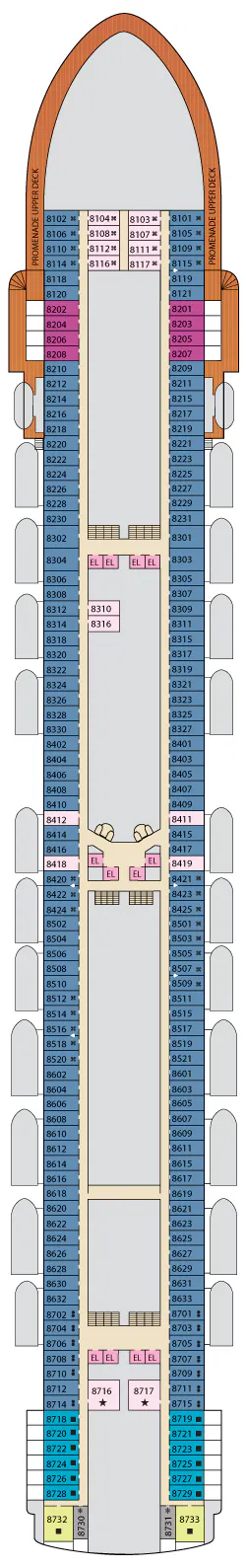 Carnival Encounter Deck Plans - Layout & Maps of the Carnival Encounter