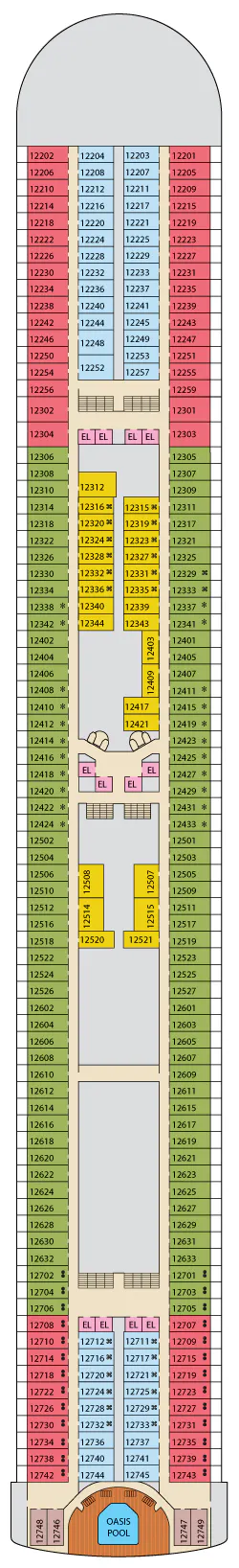 Carnival Encounter Deck Plans - Layout & Maps of the Carnival Encounter