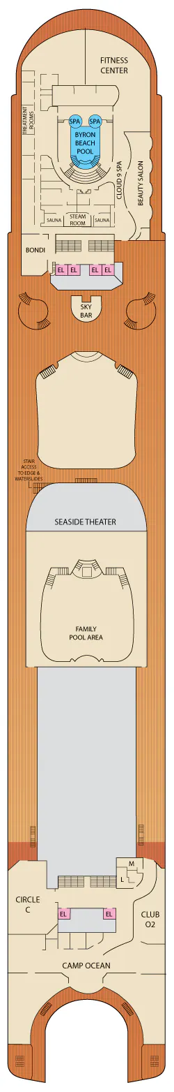 Carnival Encounter Deck Plans - Layout & Maps of the Carnival Encounter