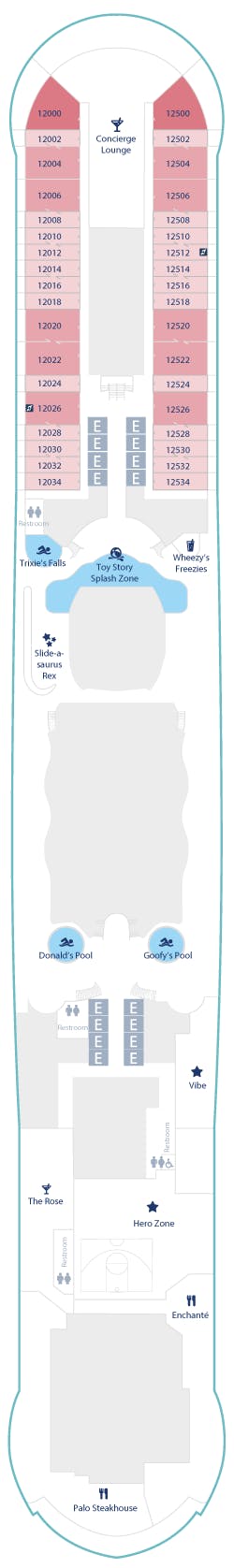 Disney Wish deck plans - Cruiseline.com