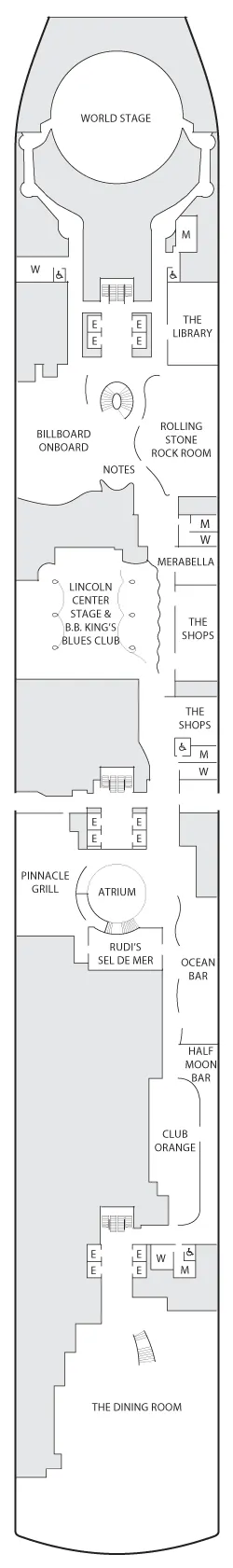 Rotterdam Deck Plans - Layout & Maps of the Rotterdam