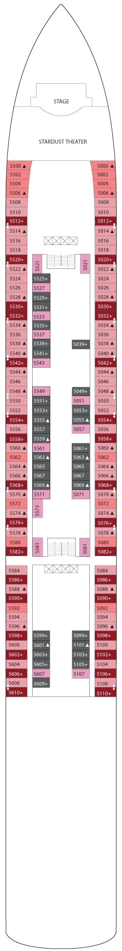 Norwegian Gem deck plans - Cruiseline.com