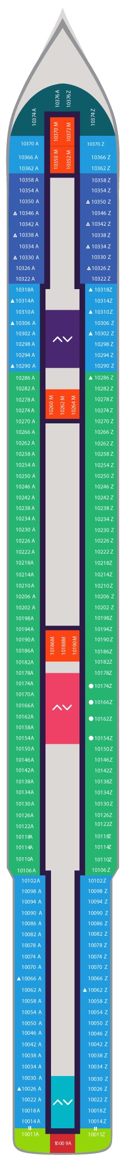 Scarlet Lady deck plans - Cruiseline.com