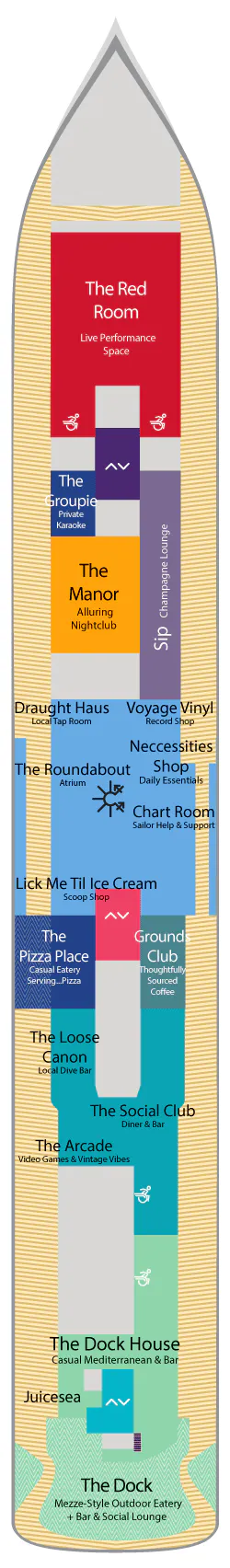 Resilient Lady Deck Plans - Layout & Maps of the Resilient Lady