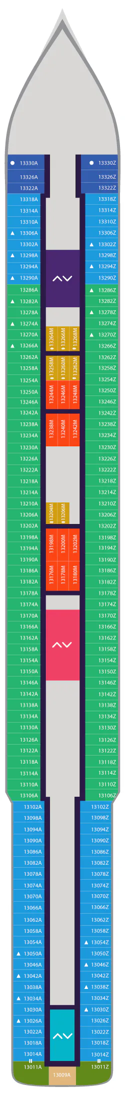 Resilient Lady Deck Plans - Layout & Maps of the Resilient Lady