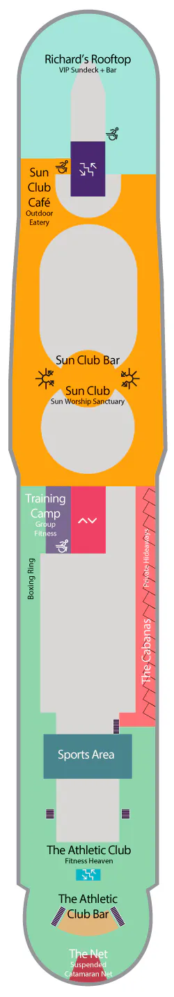 Resilient Lady Deck Plans - Layout & Maps of the Resilient Lady