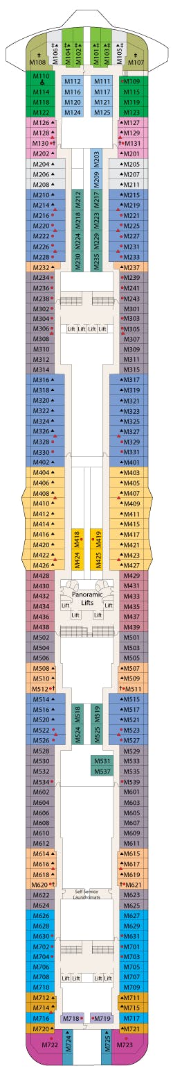 Enchanted Princess deck plans - Cruiseline.com