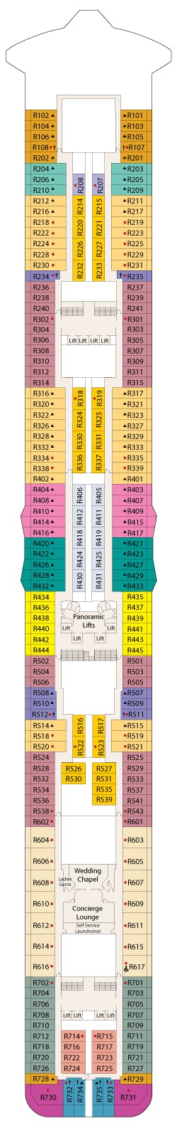 Enchanted Princess deck plans - Cruiseline.com
