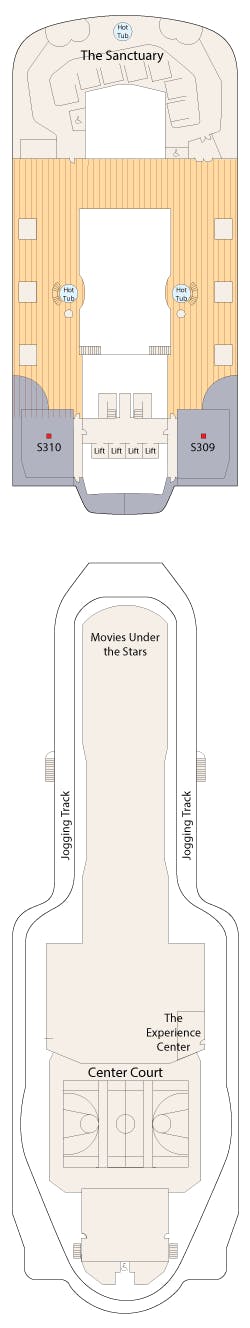 Enchanted Princess deck plans - Cruiseline.com