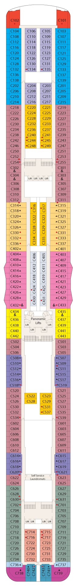 Discovery Princess deck plans - Cruiseline.com