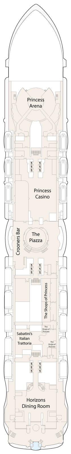 Sun Princess deck plans - Cruiseline.com
