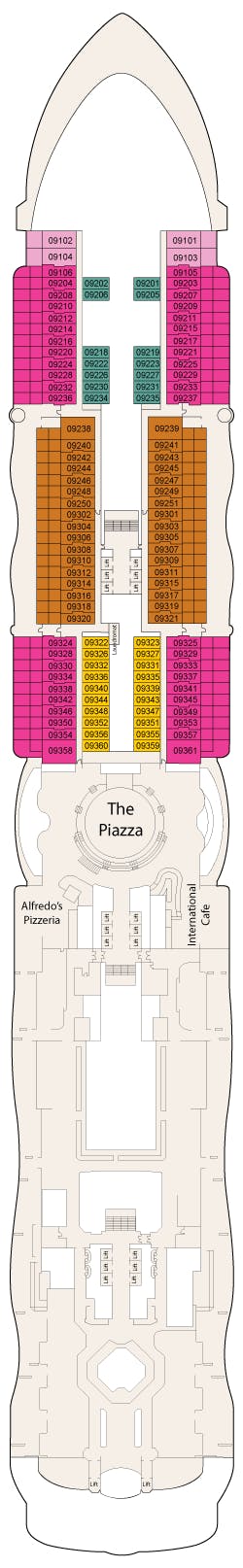 Sun Princess deck plans - Cruiseline.com