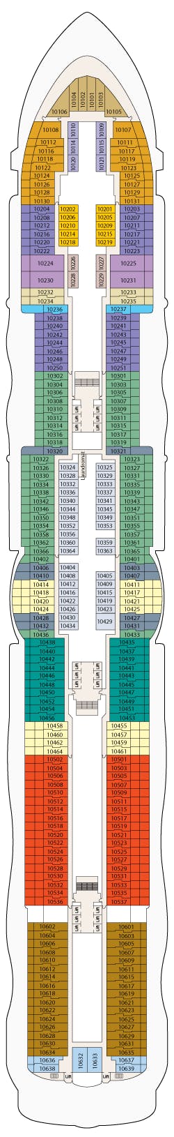 Sun Princess deck plans - Cruiseline.com