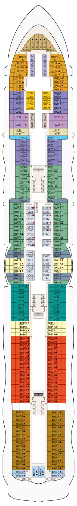 Sun Princess deck plans - Cruiseline.com