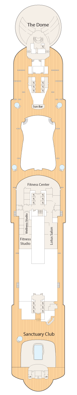 Sun Princess deck plans - Cruiseline.com
