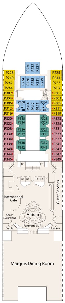 Sun Princess deck plans - Cruiseline.com