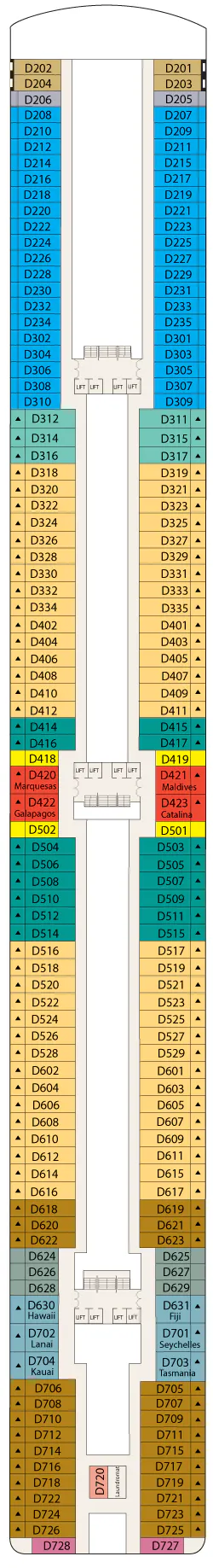 Island Princess deck plans - Cruiseline.com