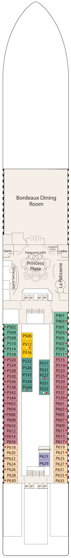 Island Princess deck plans - Cruiseline.com