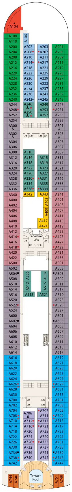 Diamond Princess deck plans - Cruiseline.com