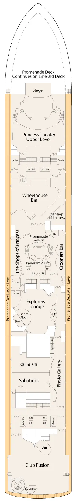 Diamond Princess deck plans - Cruiseline.com
