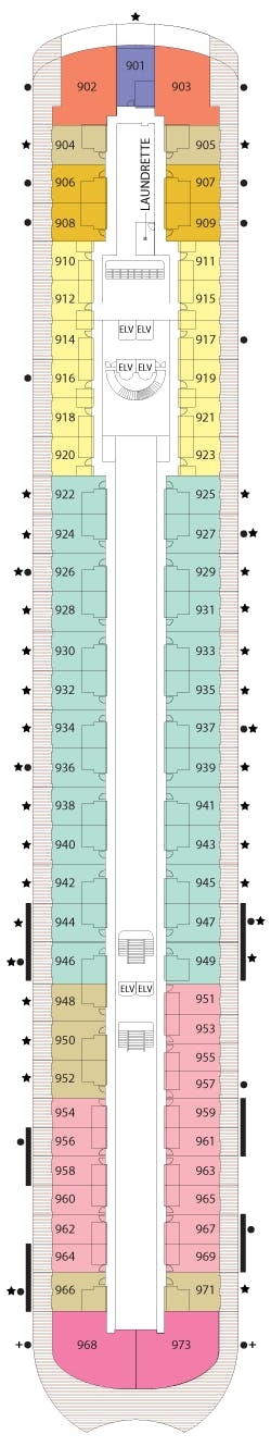 Seven Seas Prestige deck plans - Cruiseline.com