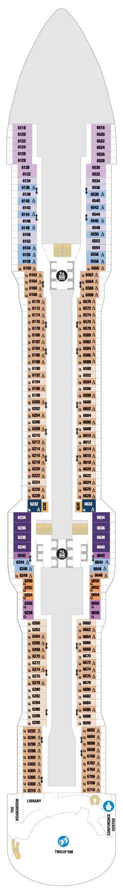 Spectrum of the Seas deck plans - Cruiseline.com
