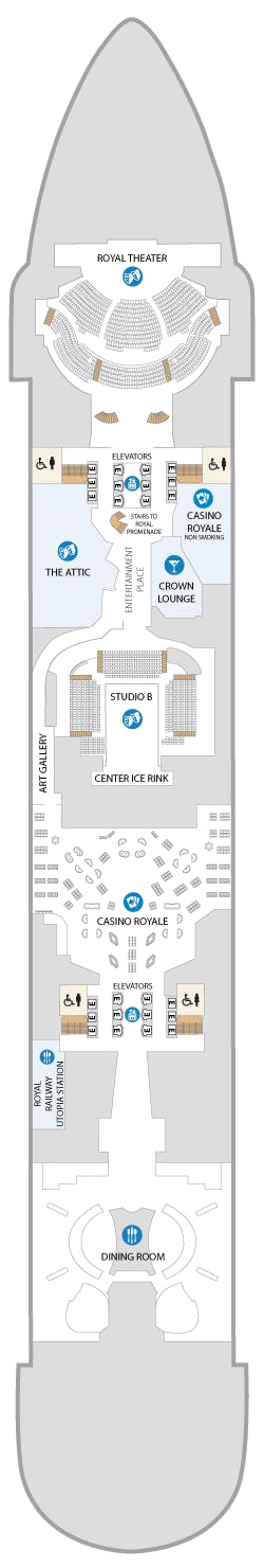 Utopia of the Seas deck plans - Cruiseline.com