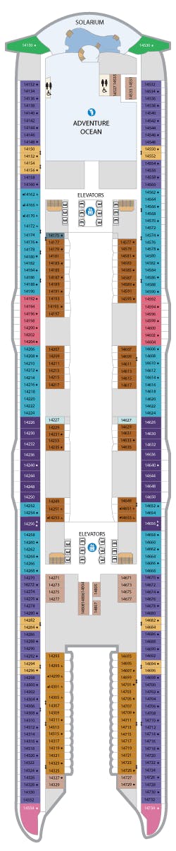 Suite 14334 on Utopia of the Seas, category 9Q