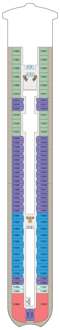 Oceania Sonata Deck Plans - Layout & Maps of the Oceania Sonata