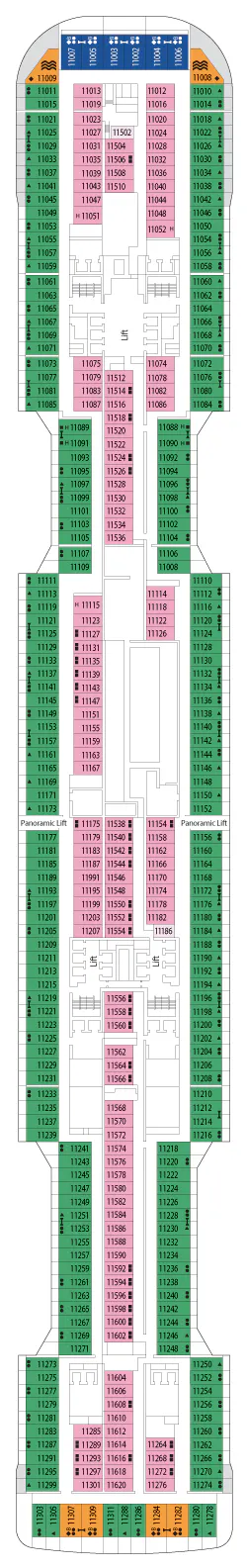 MSC Euribia deck plans - Cruiseline.com