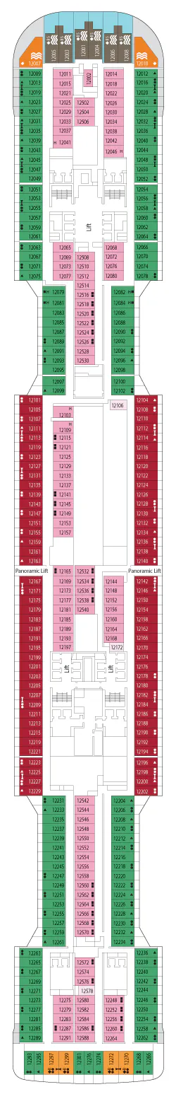 MSC Euribia deck plans - Cruiseline.com