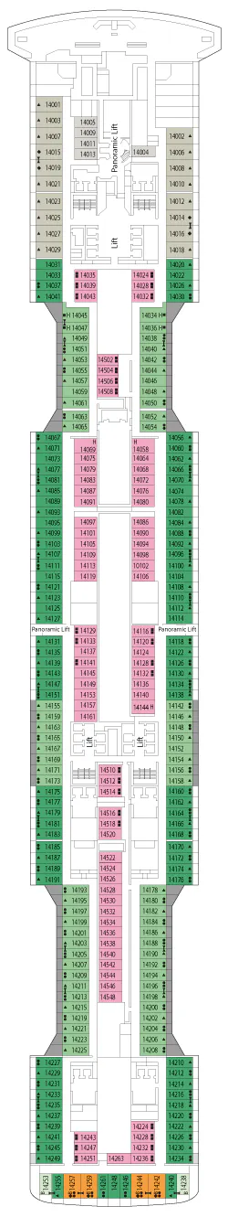 MSC Euribia deck plans - Cruiseline.com