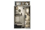 Spa Suite, Cabin Category U2, Scenic Eclipse I