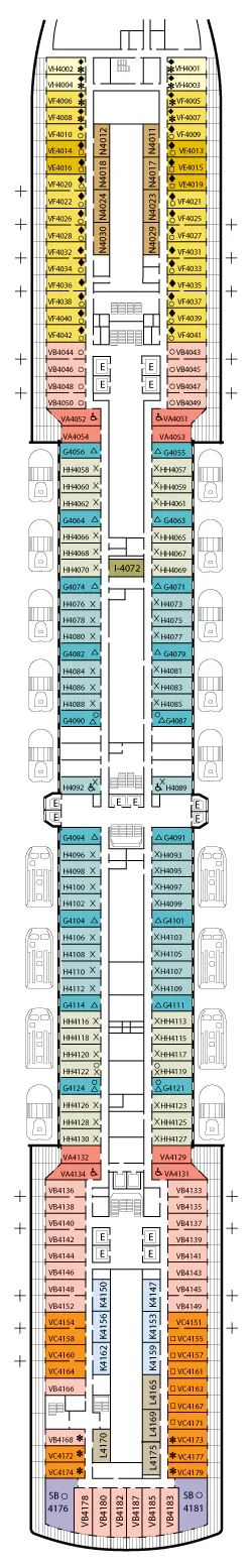 Eurodam deck plans - Cruiseline.com