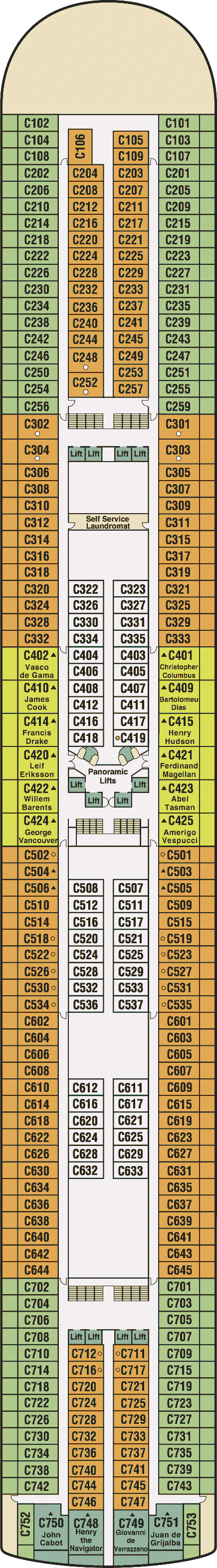Grand Princess Layout