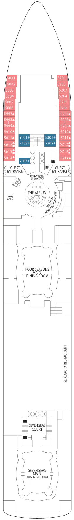 Norwegian Sun deck plans - Cruiseline.com