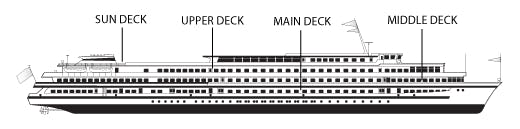 Viking Rurik deck plans - Cruiseline.com