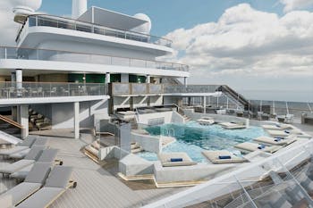 Pools onboard the Explora I - Cruiseline.com