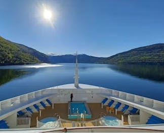 Pools onboard the Iona - Cruiseline.com