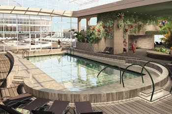 Pools onboard the MSC World Europa - Cruiseline.com