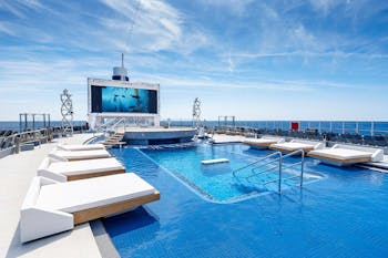 Pools onboard the MSC Seashore - Cruiseline.com