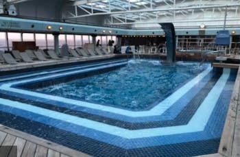 Pools onboard the Arcadia - Cruiseline.com