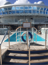 Pools onboard the Crown Princess - Cruiseline.com